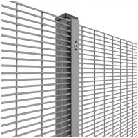 China 358 High Security Fence with Sustainable Low Carbon Steel Wire and Curved Design for sale