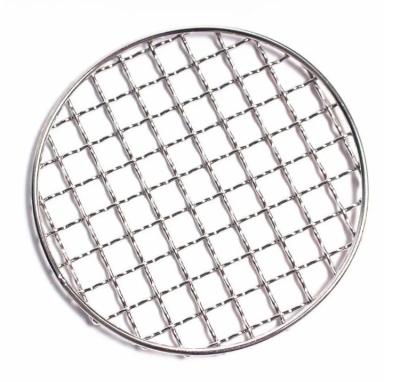China Customizable Portable Stainless Stainless Steel Barbecue Tray Barbeque Accessories Bbq Wire Grill Mesh for sale