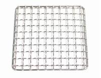 China Customizable Portable Stainless Stainless Steel Barbecue Tray Barbeque Accessories Bbq Wire Grill Mesh for sale