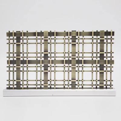 China All Color Woven Aluminum/Stainless Steel Decorative Wire Mesh Panel for Furniture for sale