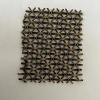 China 2024 Aluminium Decorative Hexagon Mesh for Metal Mesh Wedding Decorative Room Dividers for sale