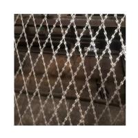 China Cheap Price Anping Factory  Welded Diamond Razor Barbed Wire 5 Lines Clips  Mesh Fence Panel for sale