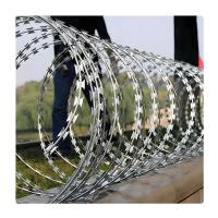 China Cheap Price Anping Factory  Welded Diamond Razor Barbed Wire 5 Lines Clips  Mesh Fence Panel for sale