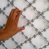 China Galvanized Stainless Steel BTO22 BTO-25 28 30 CBT 45 60 65 Single Cross Concertina Barbed Razor Wire Electric Fence Mesh for sale
