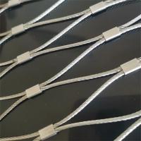 China Customization AISI 304 or AISI 316 Wire Rope Mesh/Wire Rope Net/Stainless Steel Rope Mesh for sale