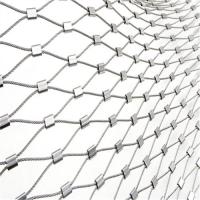 China Customization AISI 304 or AISI 316 Wire Rope Mesh/Wire Rope Net/Stainless Steel Rope Mesh for sale