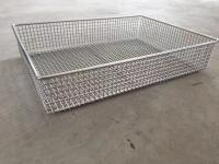China Customer Size stainless steel wire mesh french fry frying basket stainless steel wire mesh basket for sale