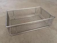 China Customization stainless steel wire mesh french fry frying basket stainless steel wire mesh basket for sale