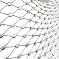 China Farm Fence Silver Stainless Steel Woven Wire Mesh for Animal Enclosures and Safety Nets for sale