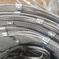 China Farm Fence Silver Stainless Steel Woven Wire Mesh for Animal Enclosures and Safety Nets for sale
