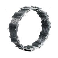 China Single Cross Concertina Blade Barbed Razor Wire Cbt65 60 45 Mesh Fencing for Farm Made for sale
