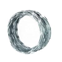 China BTO22 BTO-25 28 30 CBT 45 60 65 Galvanized Stainless Steel Single Cross Concertina Flat Blade Barbed Fencing Razor Wire Mesh for sale