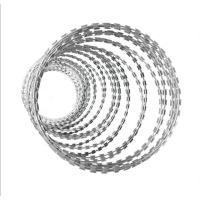 China Hot Galvanized BTO22 Single Cross Concertina Razor Wire Coil 430mm 450mm 730mm 960m for sale