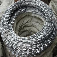 China Hot Galvanized BTO22 Single Cross Concertina Razor Wire Coil 430mm 450mm 730mm 960m for sale
