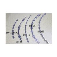 China Galvanized Protecting Mesh Stainless Steel Triple Concertina Razor Barbed Wire Fence for sale