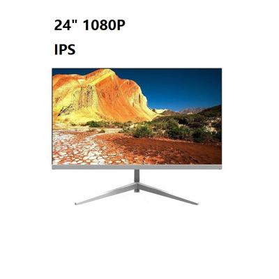 China 23.8 Inch Frameless IPS Computer Monitor with 75Hz Refresh Rate and 1920×1080 Resolution for Office Use for sale