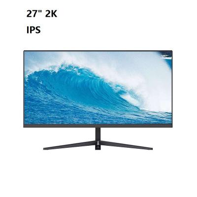 China 27 Inch Frameless LED Monitor with IPS Panel, 1920×1080 FHD Resolution, 3ms Response Time for Desktop Computers for sale