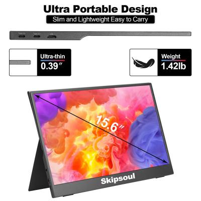 China 15.6 Inch 4K Industrial Monitor with Metal Shell 300cd/m² Brightness 3840x2160 Resolution for sale