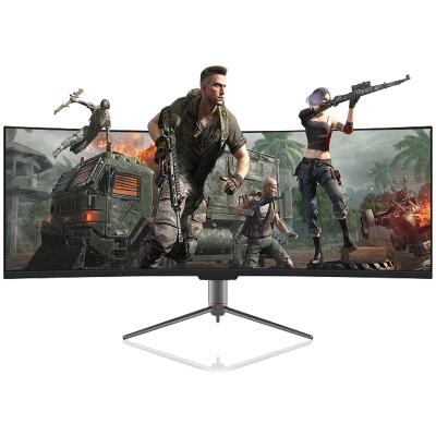 China 49 Inch 5K Gaming Monitor with 144Hz Refresh Rate and 5120x1440 Resolution IPS Panel for sale