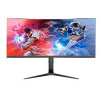 China 34 Inch Curved Gaming Monitor 3440x1440 UWQHD 75Hz/100Hz 3ms Response with RGB Lighting for sale