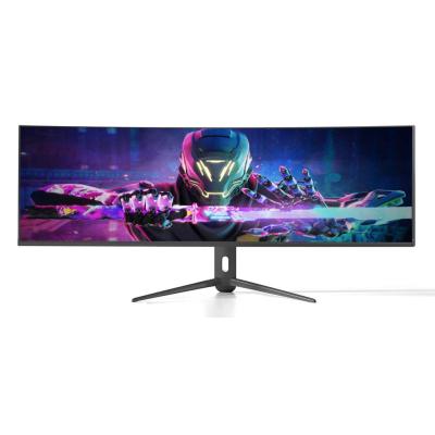 China 49 Inch Curved Gaming Monitor 5K 5120x1440 75Hz 2ms Response Time LED for sale