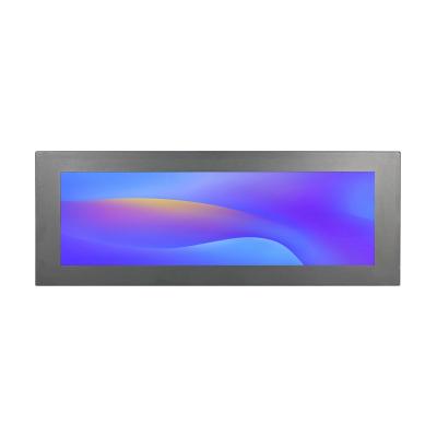 China 14.9 Inch Ultra Strip Wide Stretched Bar Commercial Monitor with Android OS and Touchscreen for Digital Signage for sale