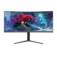 China 34 Inch Curved Gaming Monitor 3440x1440 165Hz IPS Panel Super Ultrawide PC Display for sale
