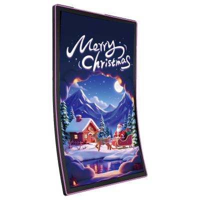 China 43 Inch Curved Touch Screen Monitor 1920x1080p R1500 Capacitive Touchscreen for Gaming Machines for sale