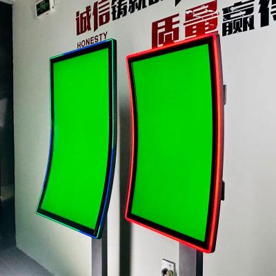 China 27 Inch Curved Touch Screen Monitor 1920x1080 LED Backlight 50000H Life for Business Arcade Gaming for sale