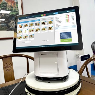 China 15.6 Inch Android 11 All-in-One POS System with 4GB RAM 64GB Storage and Built-in 80mm Thermal Printer for sale