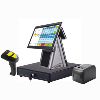 China 15.6 Inch Android 11 POS System with Built-in Printer 4GB RAM 64GB Storage All-in-One Touch Screen for sale