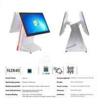 China 15 Inch All-in-One POS System with Windows 10/Android 11, 1024×768 Touch Screen and Optional Thermal Printer for sale