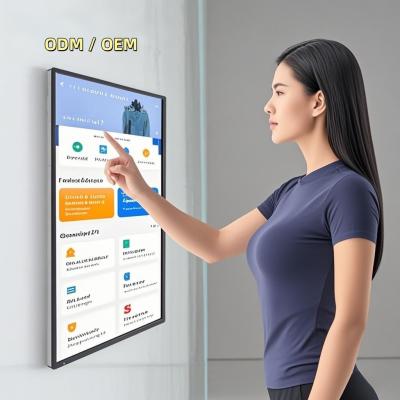 China USB PCAP 4K Capacitive Touch Screen Panel 32 to 65 Inch Interactive Kiosk Monitor for sale