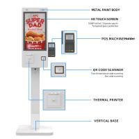 China 21.5 to 32 Inch Floor Standing Touch Screen Self Service Payment Kiosk 1080P IPS for sale