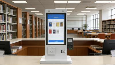 China Self-Service Terminal Kiosk 21.5-32 Inch Capacitive Touch IPS FHD Display 3 Mounting Options for sale