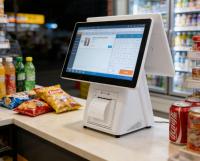 China 15.6 Inch Dual Screen POS Terminal Cash Register 1920x1080 Capacitive Touch for sale