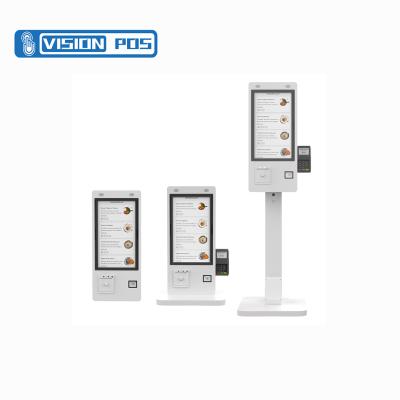 China 21.5 Inch Vertical Self-Service Payment Kiosk with 1080P Touch Screen and Built-in Printer for sale