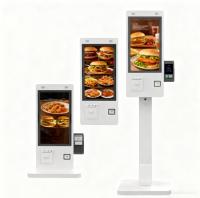 China 21.5 inch Vertical Self-Service Payment Kiosk with HD Touch Screen for Fast Food Restaurants for sale