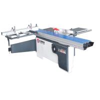 China 800x600mm Table Size Woodworking Sliding Table Saw Offering Table Tilt -45°-45° Perfect for Detailed Woodworking Projects for sale