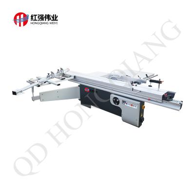 China 800x600mm Table Size Woodworking Sliding Table Saw with Tilting Angle Saw Blade 0 to 45 Degrees and Max Cutting Width 800mm for sale