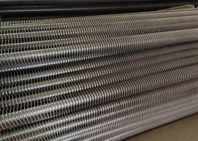 China Seamless Spiral Finned Tube 316 Stainless Steel Heat Exchanger 12.7-18mm OD for sale