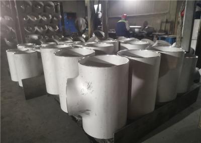 China TP304 Stainless Steel Equal Tee Pipe Fitting - 110mm Seamless Butt Welded Varnished Surface | ANSI B16.9 Standard for sale