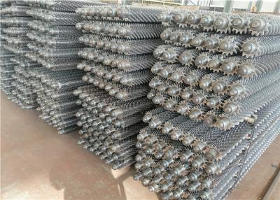 China Serrated Spiral Boiler Fin Tube High Frequency Welding 25.4mm to 1600mm OD for sale