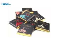 China Auto Sealing Chocolate Fold Wrapping Machine Frequency Control Save Labor Cost for sale