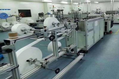 China Stainless steel automatic medical surgical face mask production line for sale