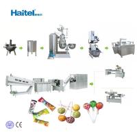 China 250-625kg/h Fruit Lollipop Candy Making Machine Automatic 220v for sale