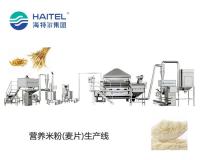 China Instant Baby Food Oats Flakes Making Machine 22kw Nutritional for sale