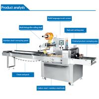 China 380V Candy Bar Horizontal Pack Machine For Puffed Snack Food for sale