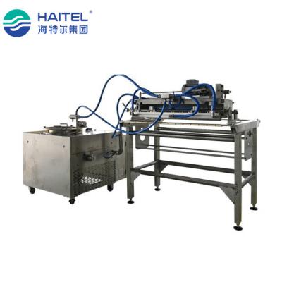 China 0.4 Kw Stainless Steel Chocolate Decorating Machine For Snack Food Factory for sale