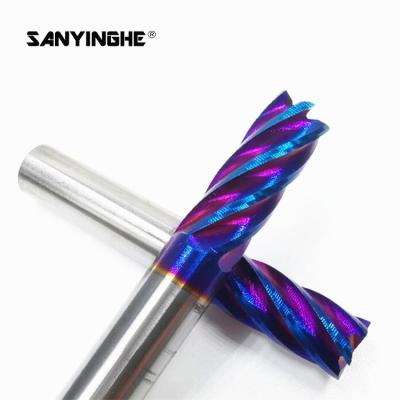 China Solid Tungsten Carbide 4 Flute Square Endmill 12mm Flat Milling Cutter for sale